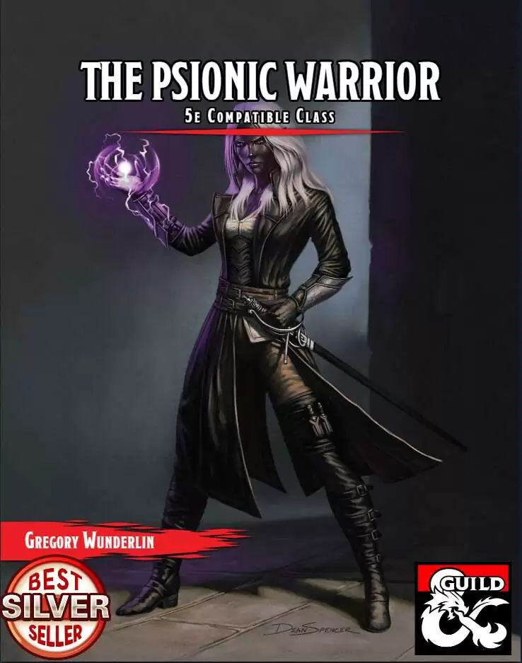 The Psionic Warrior, a 5e Class - Dungeon Masters Guild | DriveThruRPG