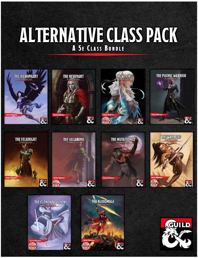 Alternative Class Pack [BUNDLE] - Dungeon Masters Guild | DriveThruRPG