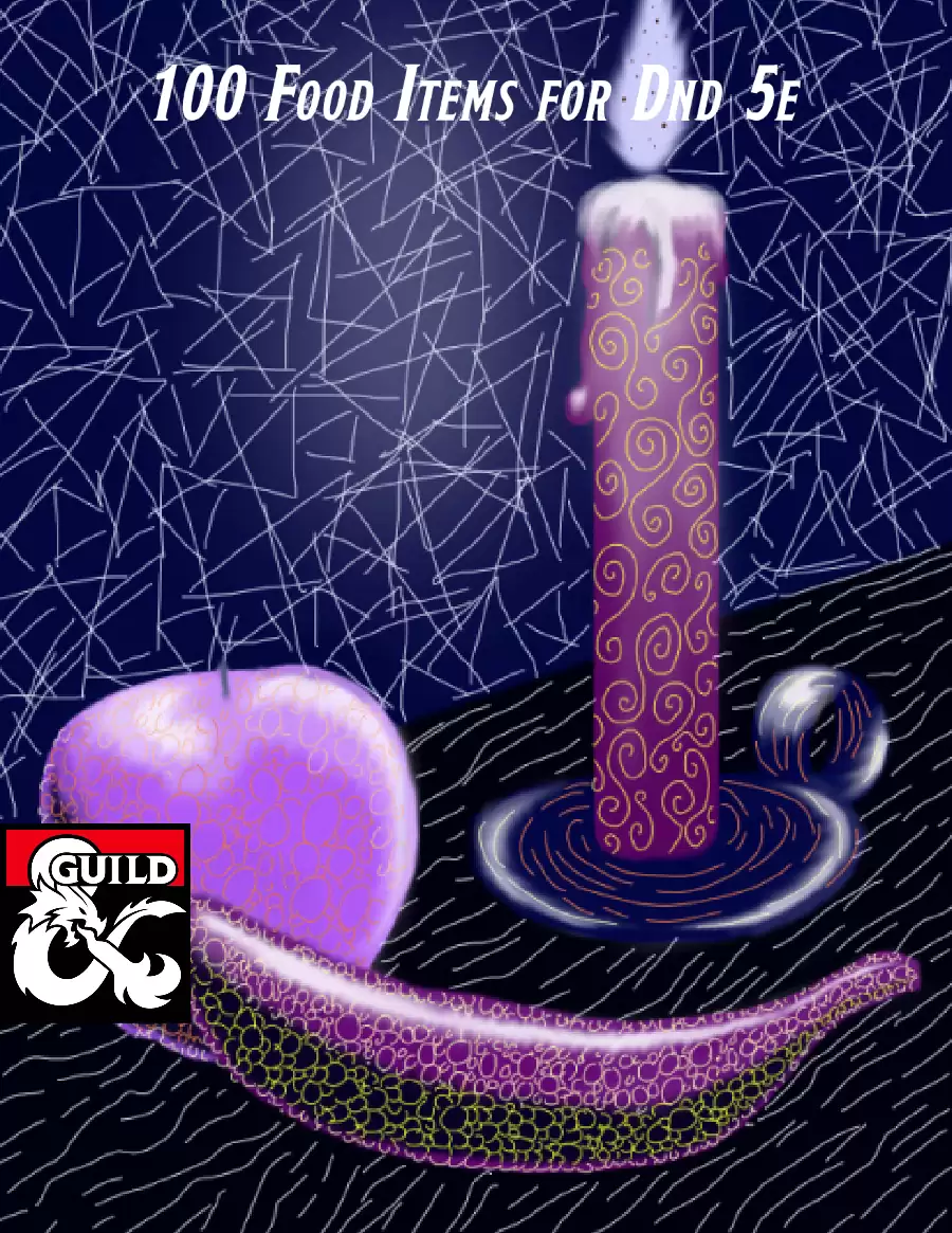 100 Food Items for DnD 5e - Dungeon Masters Guild | DriveThruRPG