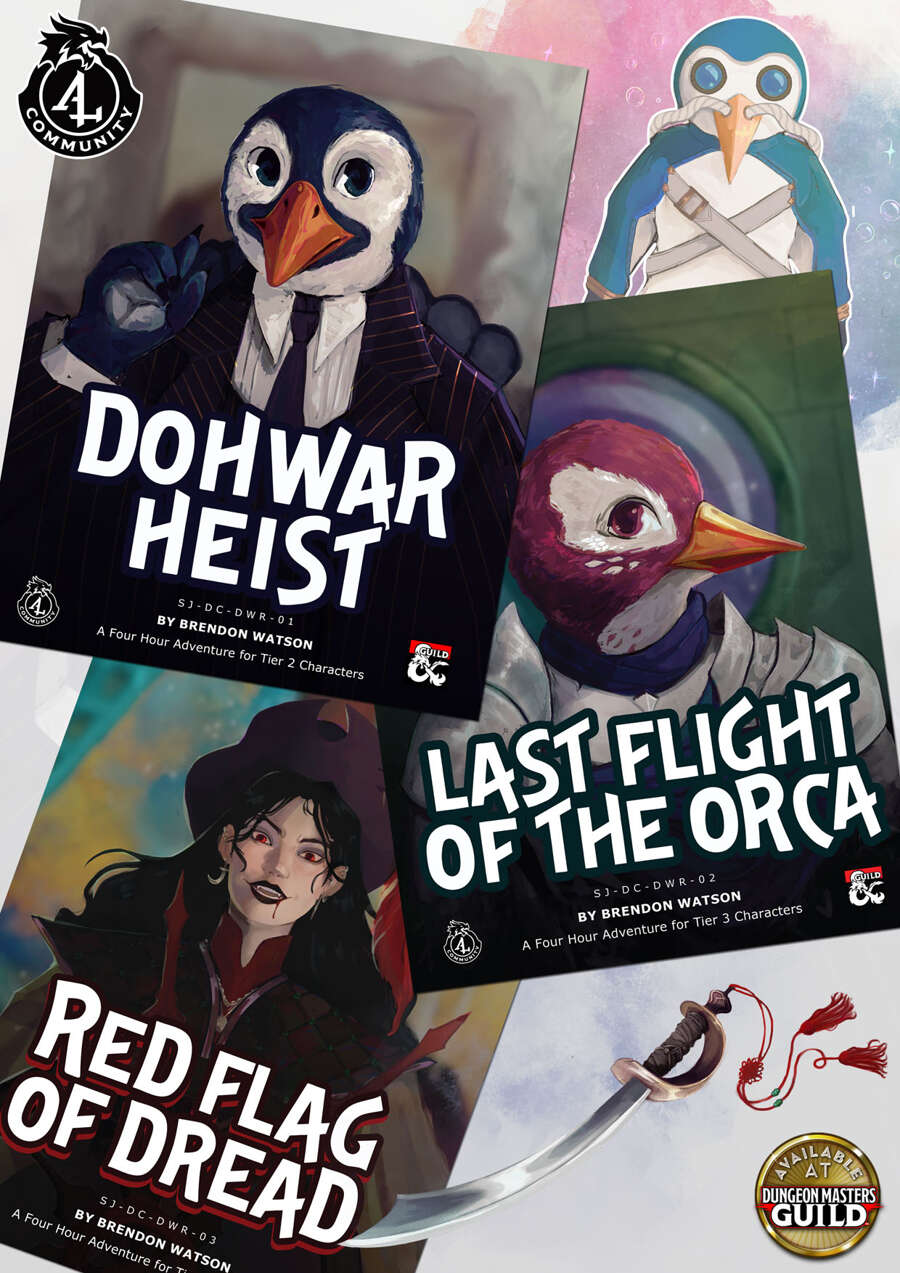 The Silver Beak Cartel Trilogy (SJ-DC-DWR) [BUNDLE] - Dungeon Masters Guild | DriveThruRPG