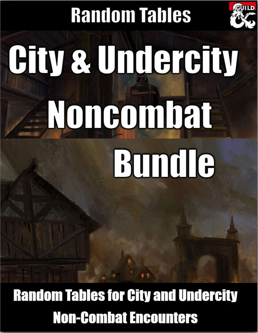 City and Undercity Noncombat Bundle [BUNDLE] - Dungeon Masters Guild ...