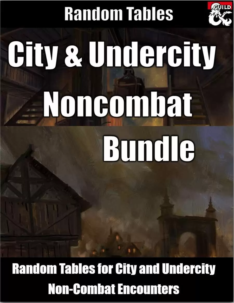 City and Undercity Noncombat Bundle [BUNDLE] - Dungeon Masters Guild ...
