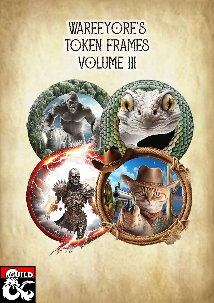 Token Borders/Frames Volume III - Dungeon Masters Guild | DriveThruRPG