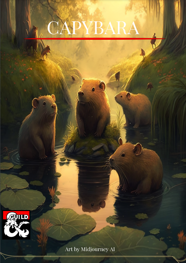 Capybaras! - Dungeon Masters Guild | DriveThruRPG
