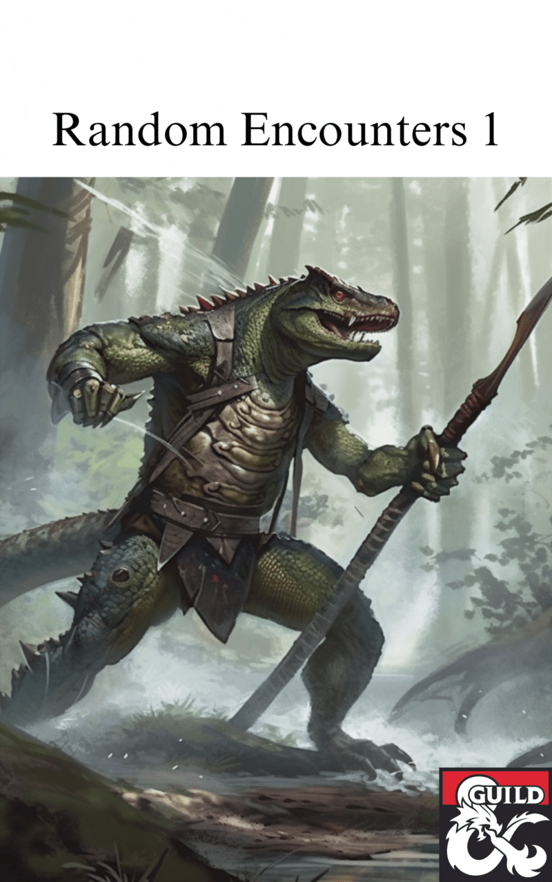 Random Encounters 1: The Bandit and Lizard Man - Dungeon Masters Guild ...