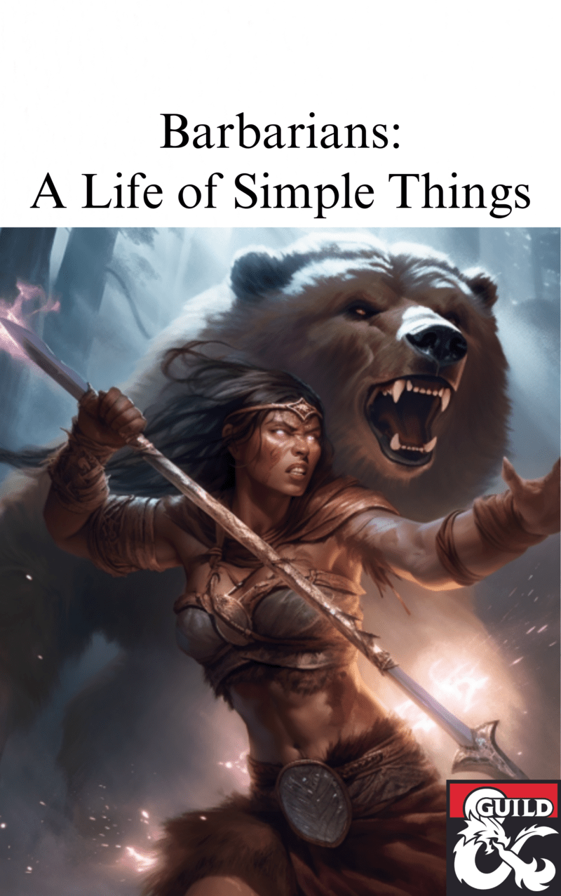 Barbarian: A Life of Simple Things - Dungeon Masters Guild | DriveThruRPG