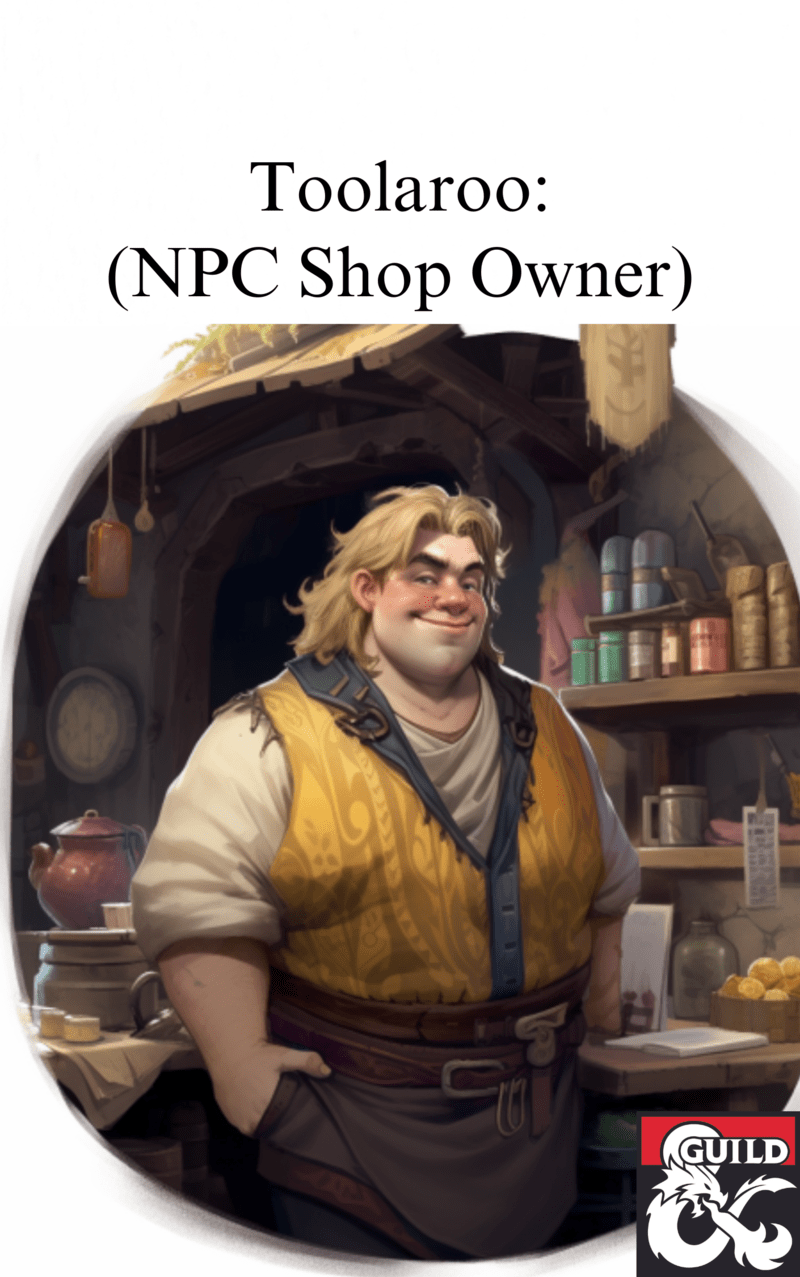 Toolaroo (NPC Shop Owner) - Dungeon Masters Guild | DriveThruRPG