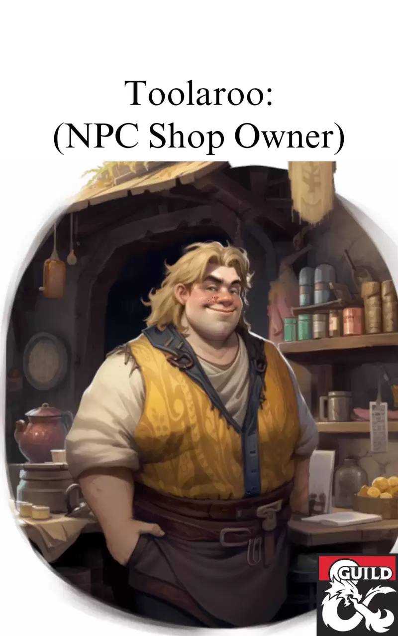 Toolaroo (NPC Shop Owner) - Dungeon Masters Guild | DriveThruRPG