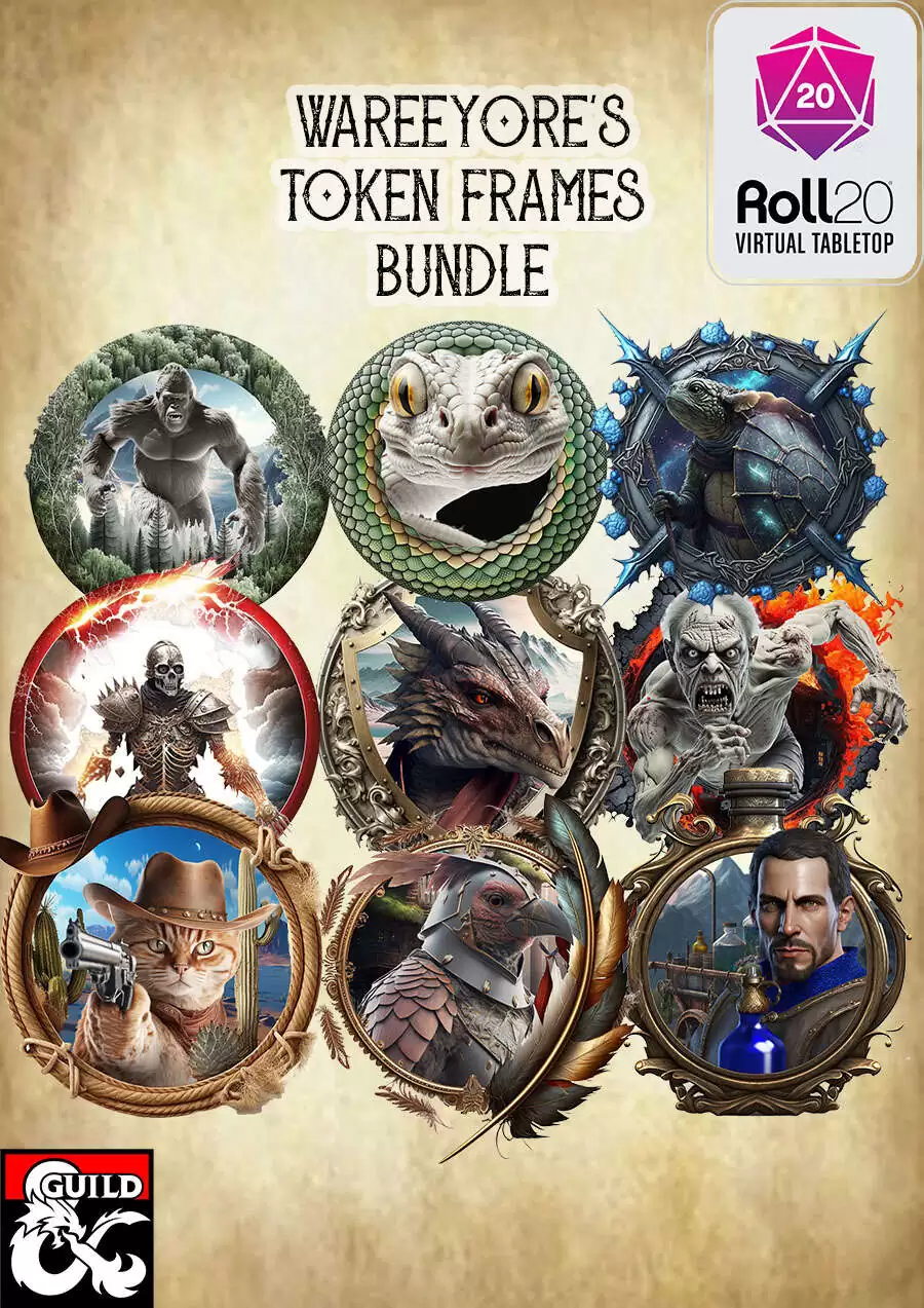 WarEeyore's Token Frames | Roll20 Enabled [BUNDLE] - Dungeon Masters ...