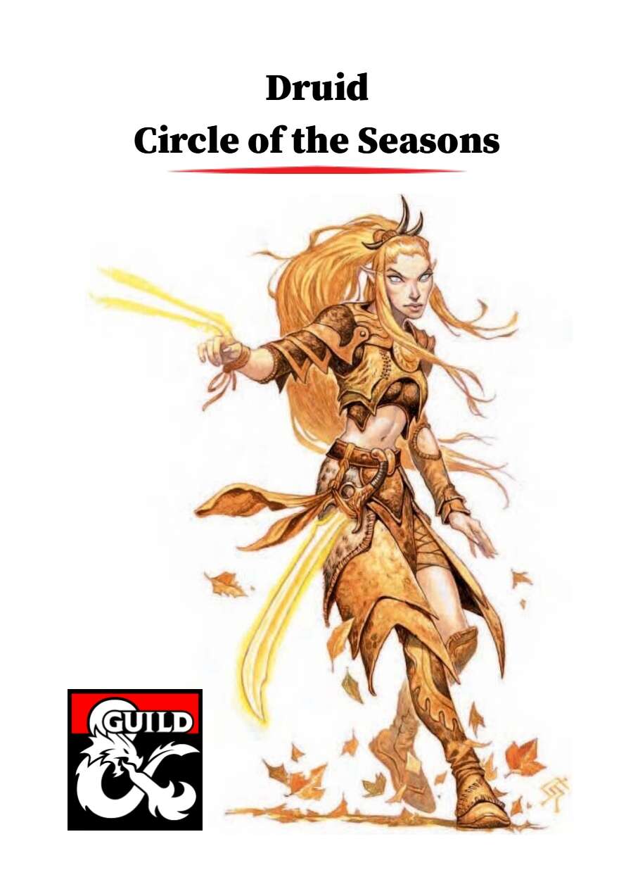 Circle of the Seasons for Druids - Dungeon Masters Guild | DriveThruRPG