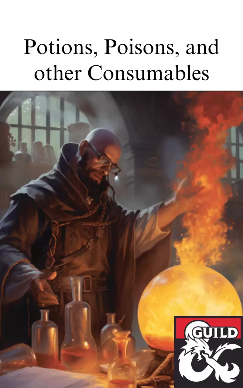 Potions, Poisons, and other Consumables - Dungeon Masters Guild ...