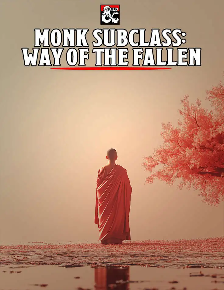 Monk: Way of the Fallen - Dungeon Masters Guild | DriveThruRPG