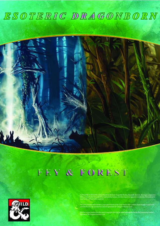 Esoteric Dragonborn: Fey & Forests - Dungeon Masters Guild | DriveThruRPG