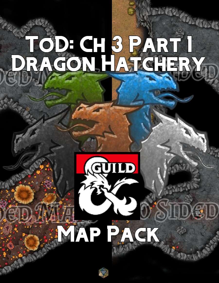 Tyranny of Dragons: Ch.3 (Part 1) Dragon Hatchery Map Pack - Dungeon Masters Guild | DriveThruRPG