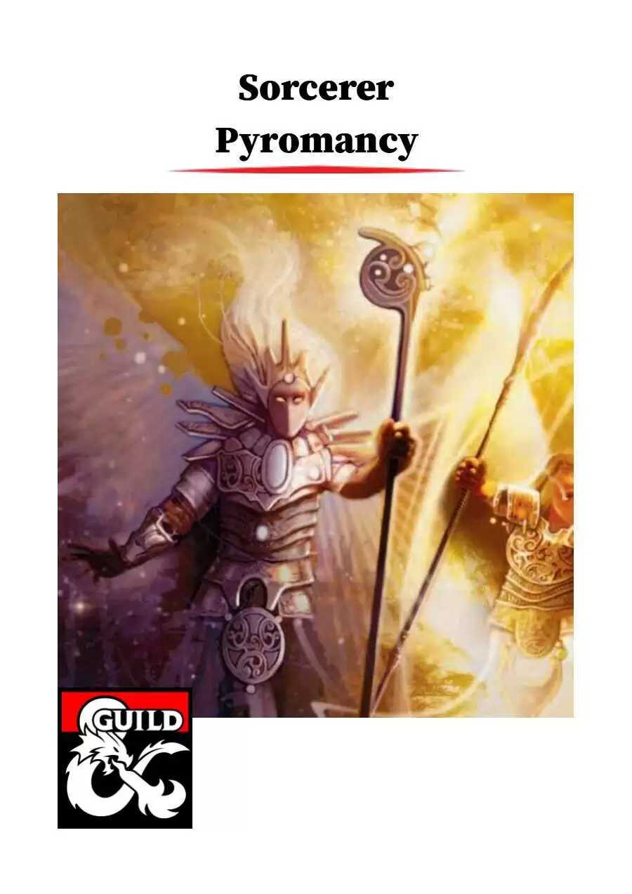 Pyromancy for Sorcerers - Dungeon Masters Guild | DriveThruRPG
