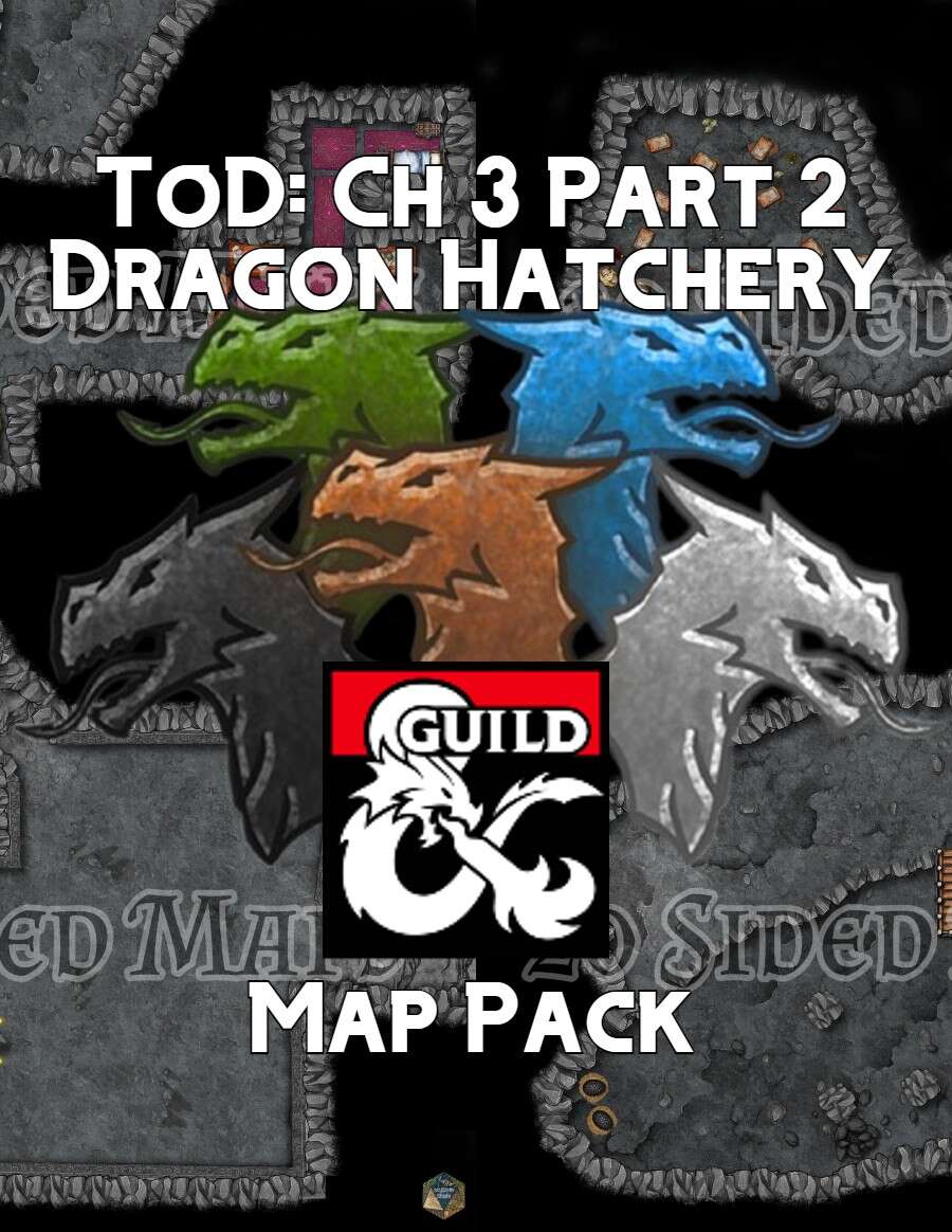 Tyranny of Dragons: Ch.3 (Part 2) Dragon Hatchery Map Pack - Dungeon ...