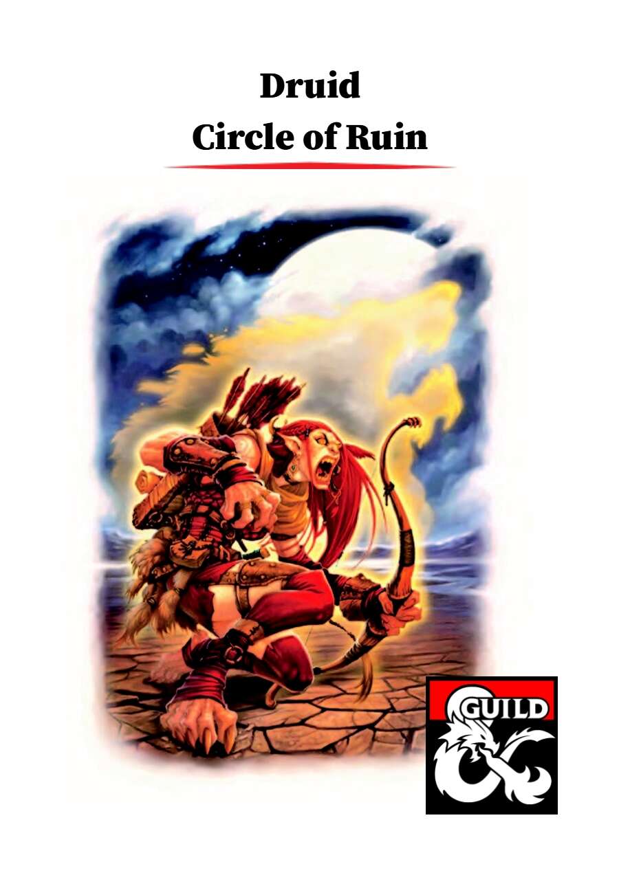 Circle of Ruin for Druids - Dungeon Masters Guild | DriveThruRPG