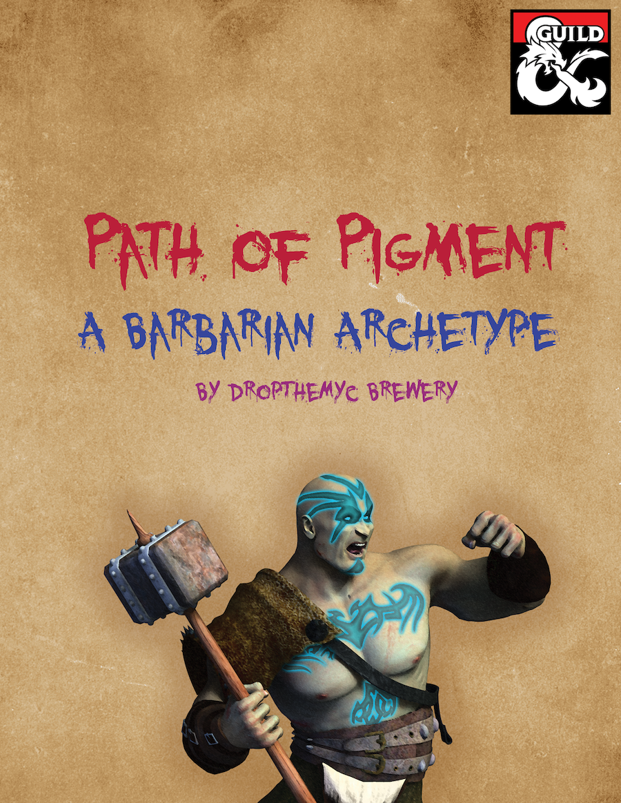 Path of Pigment: A Barbarian Subclass - Dungeon Masters Guild ...