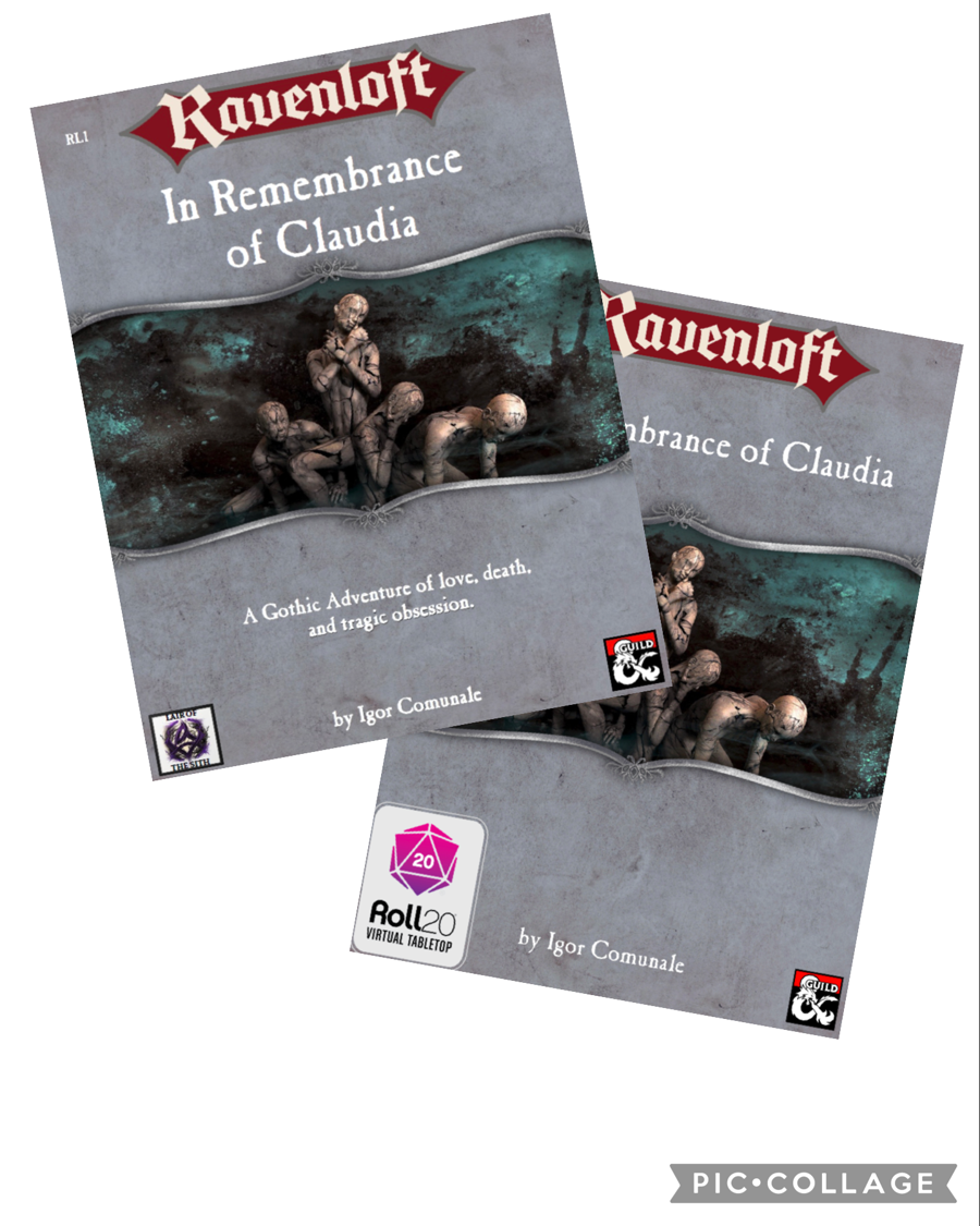 In Remembrance of Claudia pdf + Roll20 [BUNDLE] - Dungeon Masters Guild | DriveThruRPG