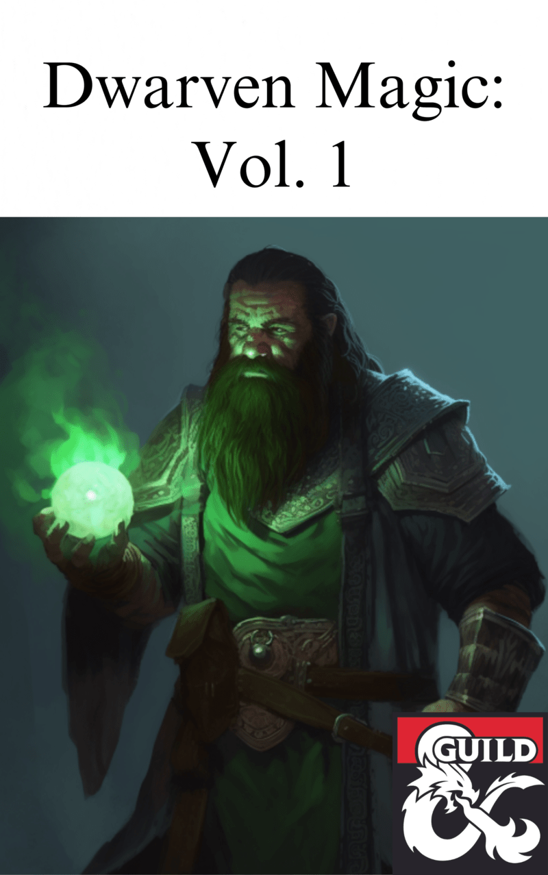 Dwarven Magic: Volume 1 - Dungeon Masters Guild | DriveThruRPG