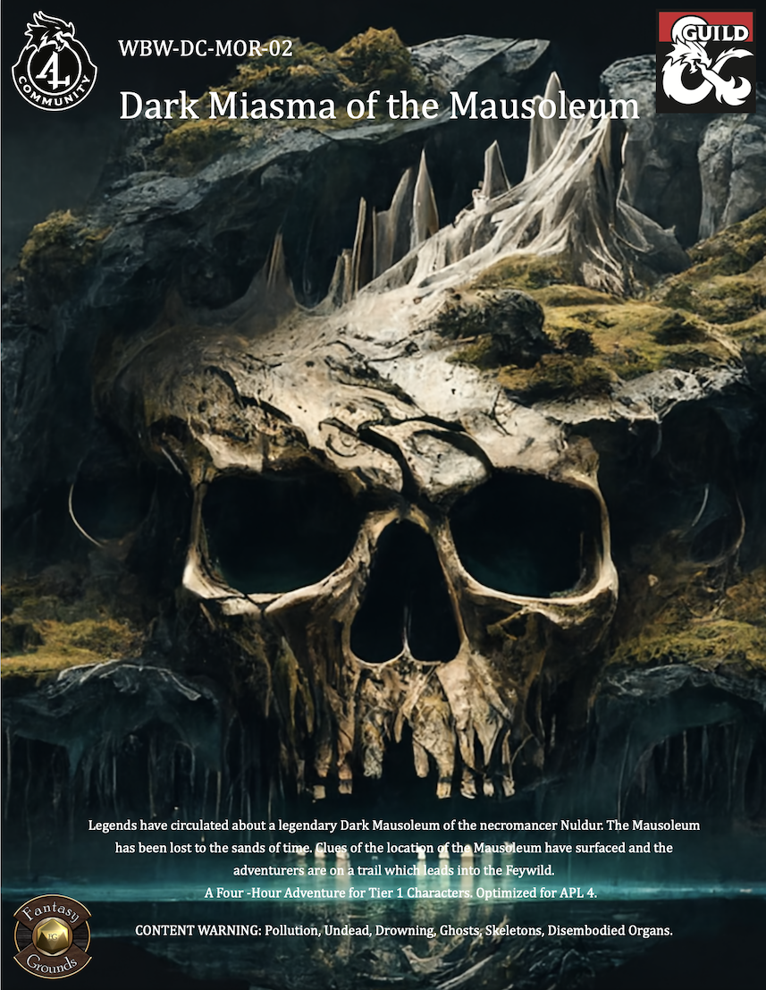 WBW-DC-MOR-02 Dark Miasma of the Mausoleum for Fantasy Grounds ...