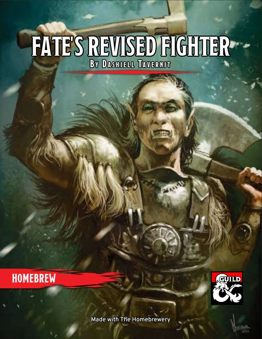 Fate's Revised Fighter - Dungeon Masters Guild | DriveThruRPG