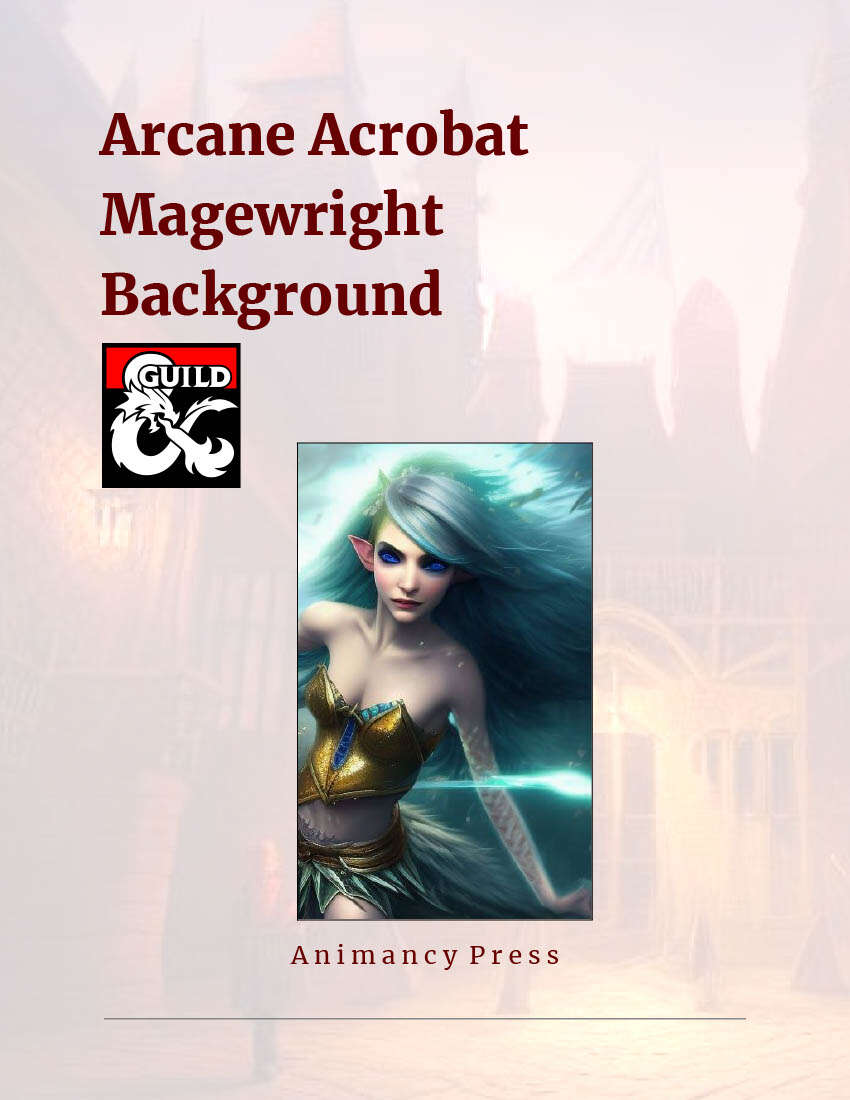 B Arcane Acrobat Background (Magewright) - Dungeon Masters Guild ...