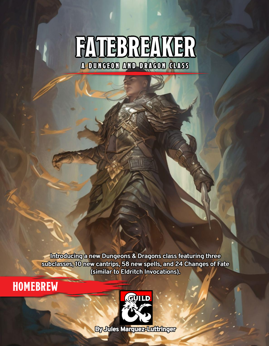 Fatebreaker : A DnD Class - Dungeon Masters Guild | DriveThruRPG