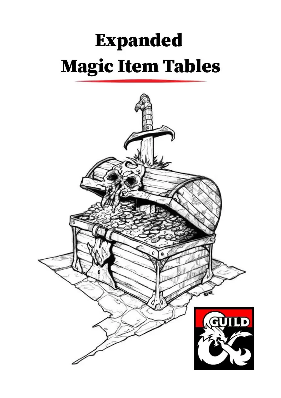 Expanded Magic Item Tables - Dungeon Masters Guild | DriveThruRPG