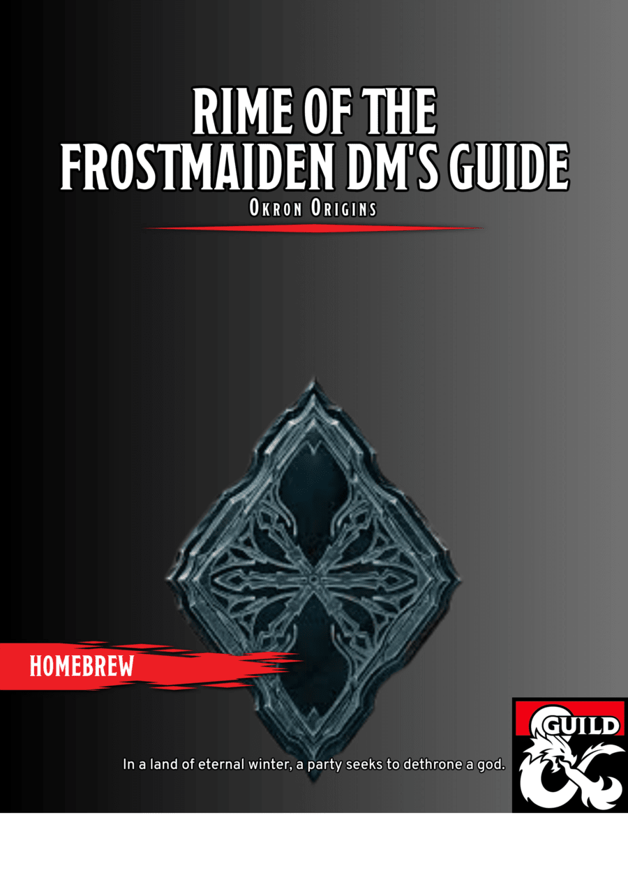 Rime Of The Frostmaiden Dungeon Master's Guide - Dungeon Masters Guild | DriveThruRPG