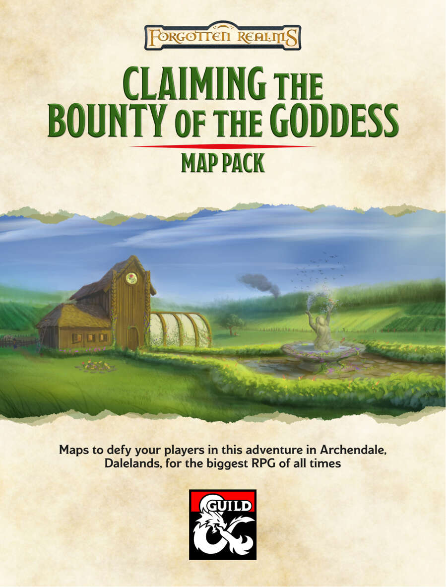 Claiming the Bounty of the Goddess, Map Pack - Dungeon Masters Guild | DriveThruRPG
