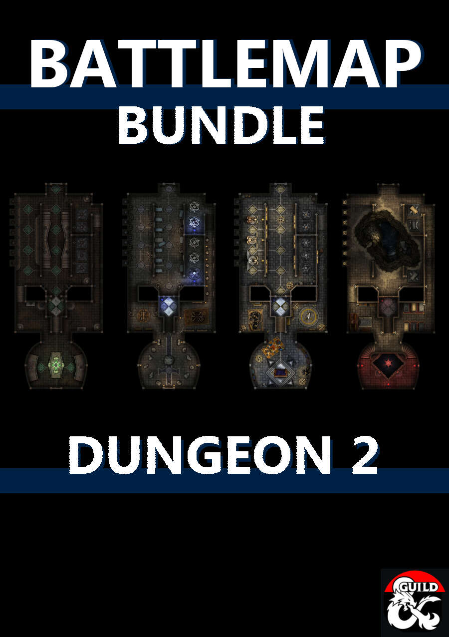 Dungeon Prison - Battlemap Bundle 2 - Dungeon Masters Guild | DriveThruRPG