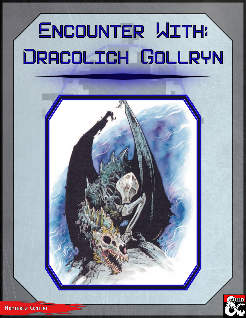 Encounter With: Dracolich Gollryn - Dungeon Masters Guild | DriveThruRPG
