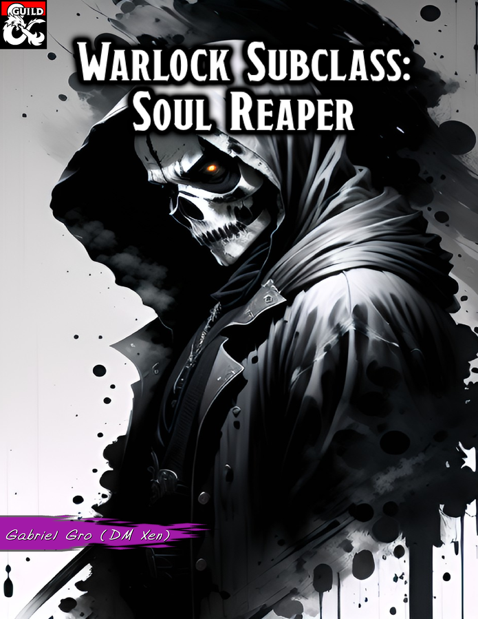 Warlock Subclass: Soul Reaper - Dungeon Masters Guild | DriveThruRPG
