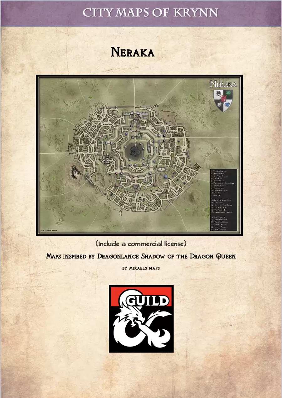 Neraka - Cities of Krynn - Dungeon Masters Guild | DriveThruRPG