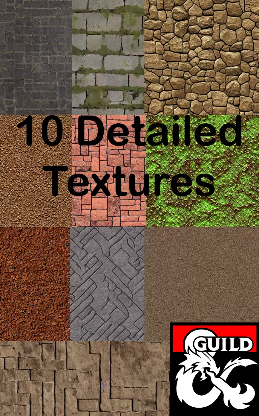 Map Tile Texture Pack #1 - Dungeon Masters Guild | DriveThruRPG