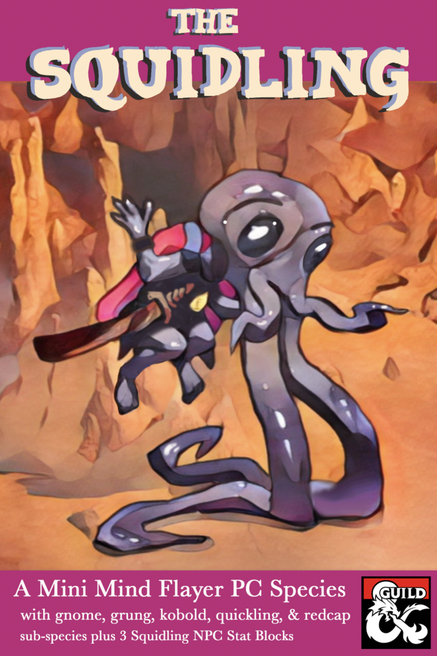 The Squidling Species, 5 subspecies & 3 NPCs - Dungeon Masters Guild ...