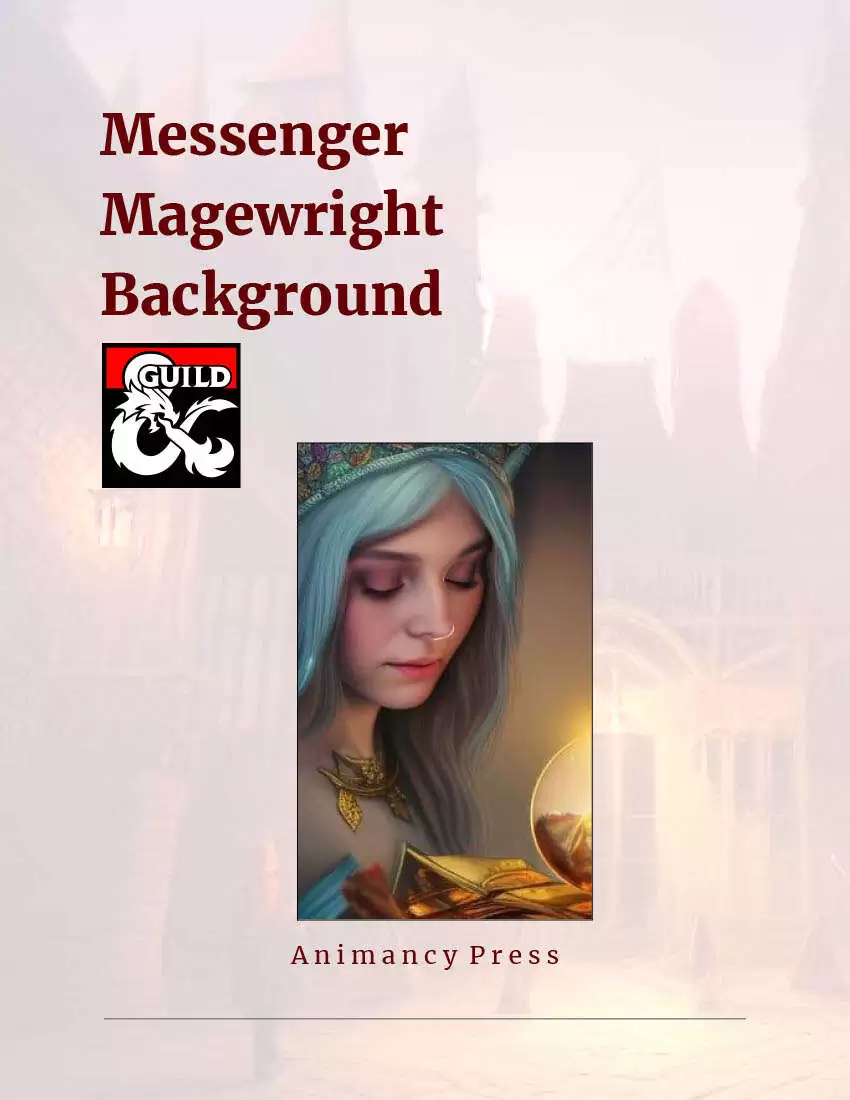 B Messenger Background (Magewright) - Dungeon Masters Guild | DriveThruRPG