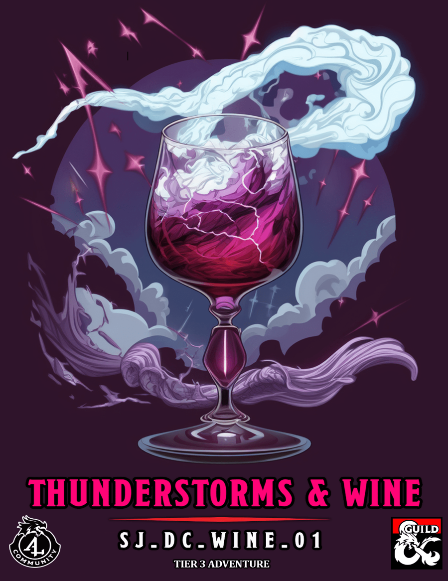 SJ-DC-WINE-01 Thunderstorms & Wine - Dungeon Masters Guild | DriveThruRPG
