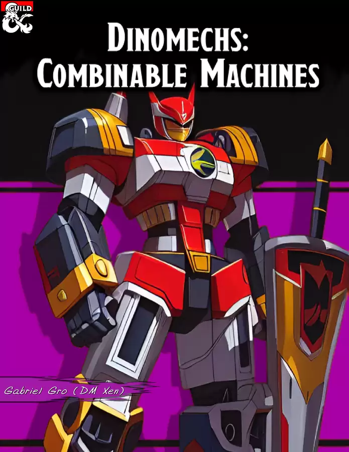 Dinomechs: Combinable Machines - Dungeon Masters Guild | DriveThruRPG