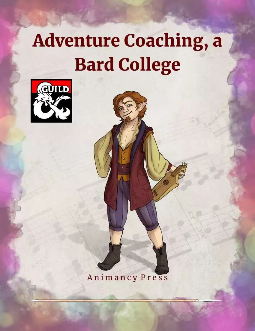 S Adventure Coach Bard College - Dungeon Masters Guild | DriveThruRPG
