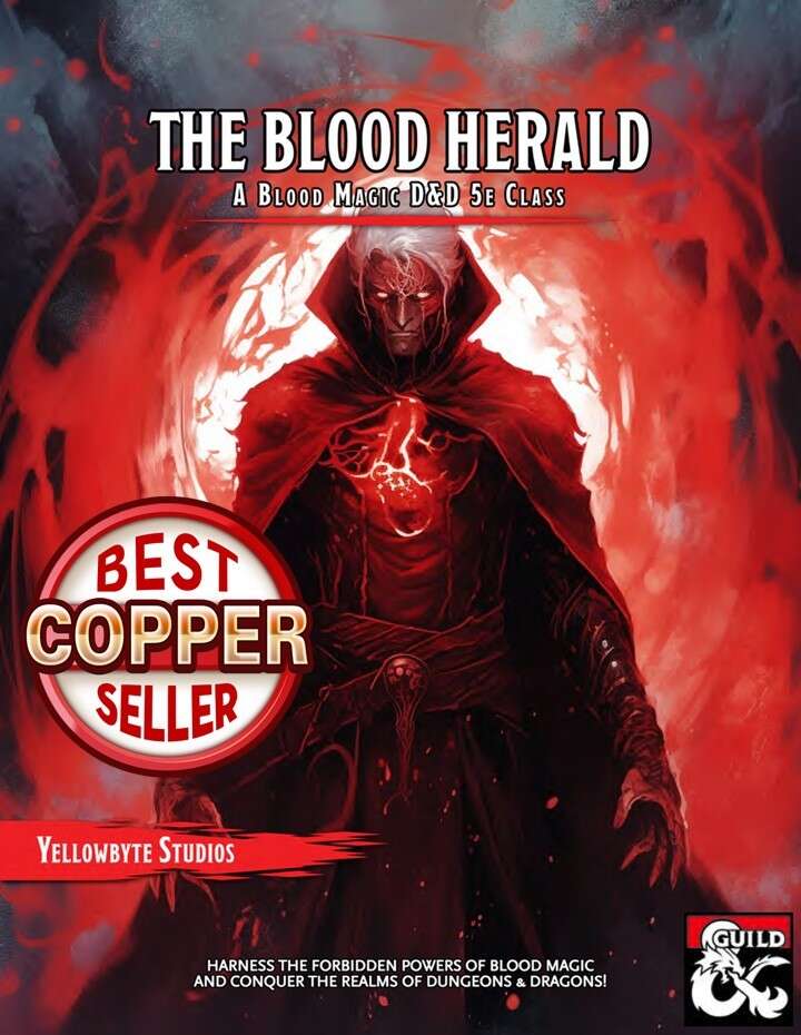 The Blood Herald: A Blood Magic Class - Dungeon Masters Guild | DriveThruRPG