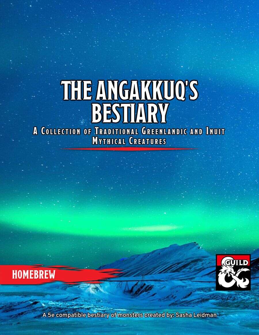 The Angakkuq's Bestiary - Dungeon Masters Guild | DriveThruRPG