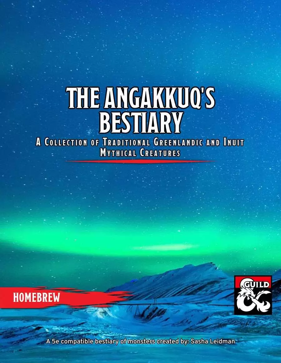 The Angakkuq's Bestiary - Dungeon Masters Guild | DriveThruRPG