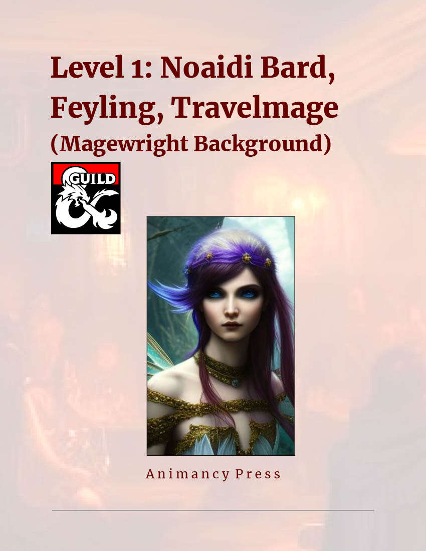 Level 1 Northlands Fairy Bard - Dungeon Masters Guild | DriveThruRPG