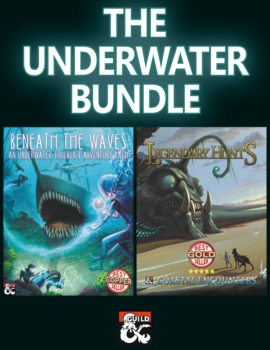 The Underwater Bundle [BUNDLE] - Dungeon Masters Guild | DriveThruRPG