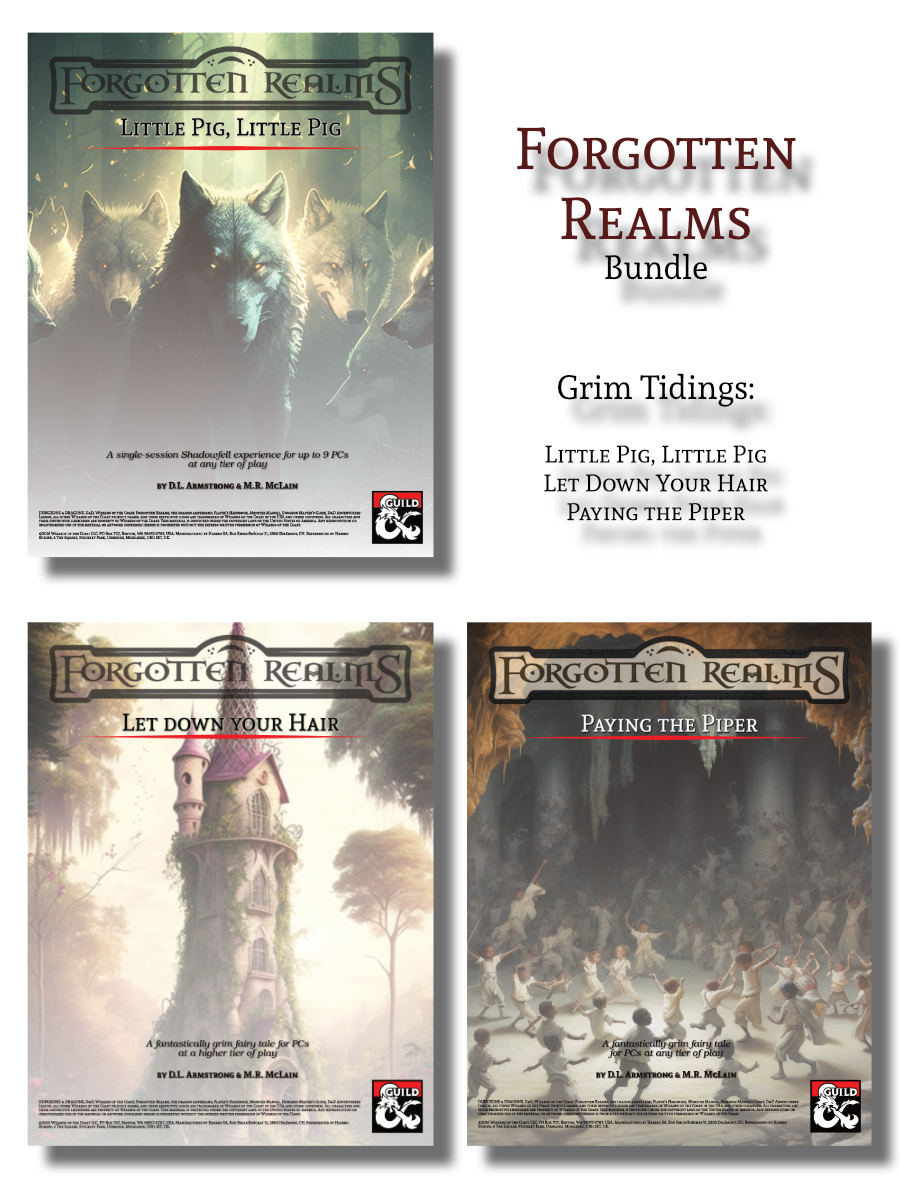 Forgotten Realms: Grim Tidings [BUNDLE] - Dungeon Masters Guild | DriveThruRPG