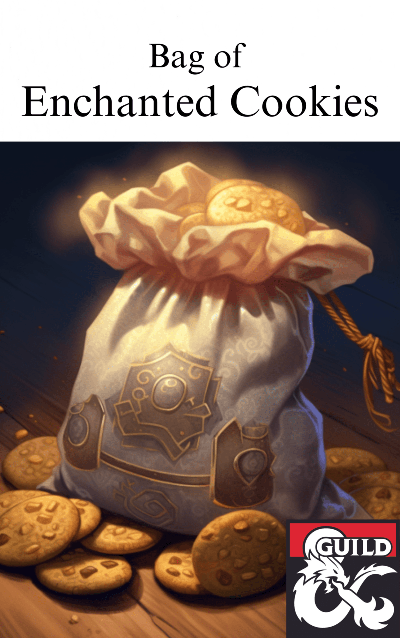 Bag of Enchanted Cookies - Dungeon Masters Guild | DriveThruRPG