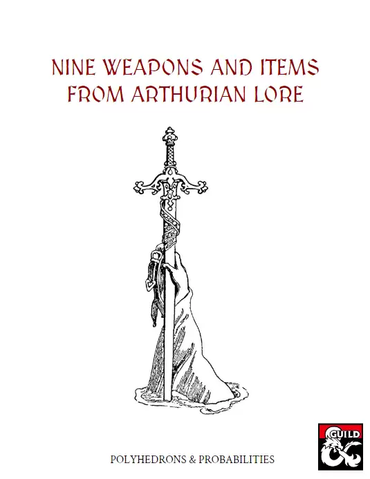 Nine Weapons and Items From Arthurian Lore - Dungeon Masters Guild ...