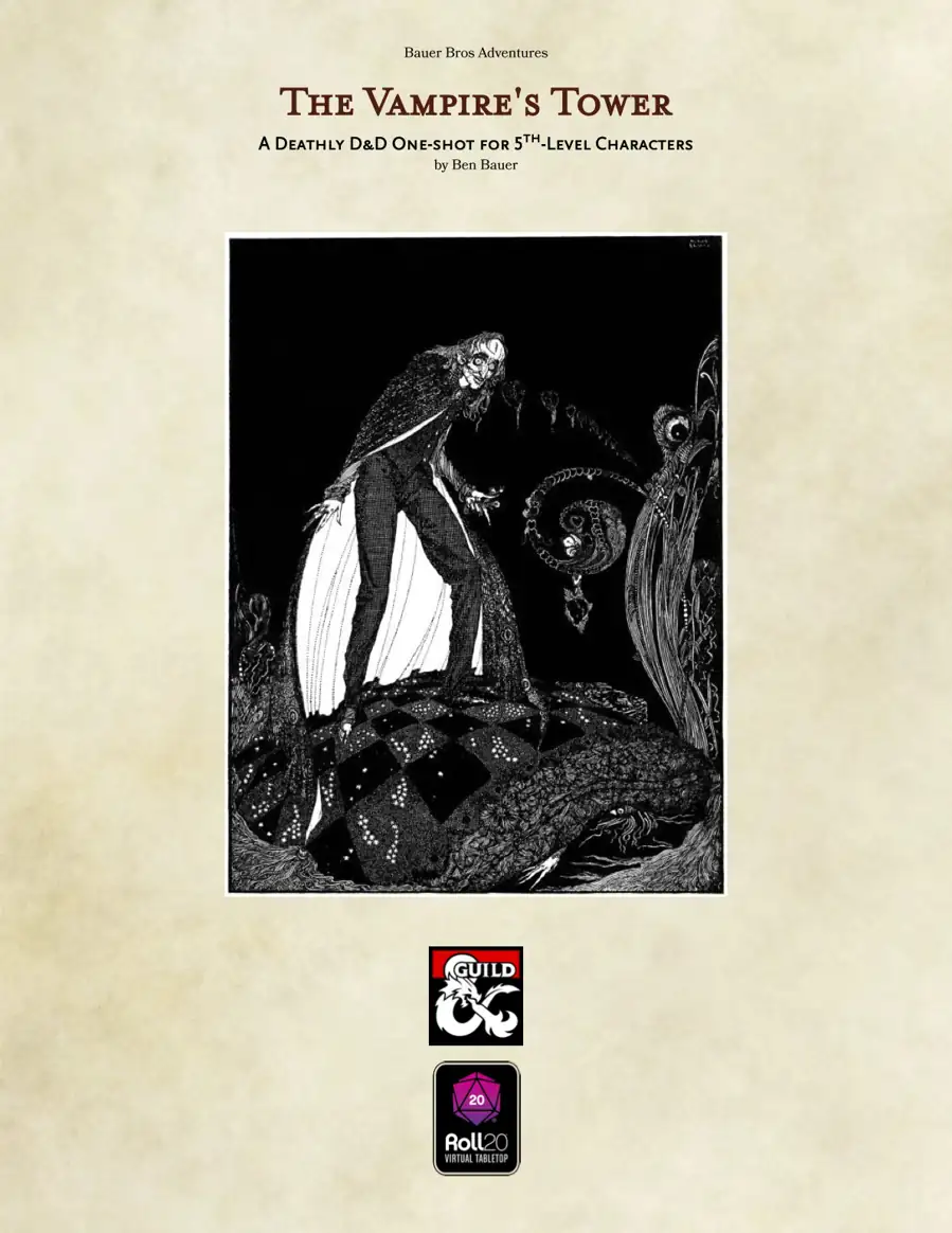 The Vampire's Tower - Dungeon Masters Guild | DriveThruRPG